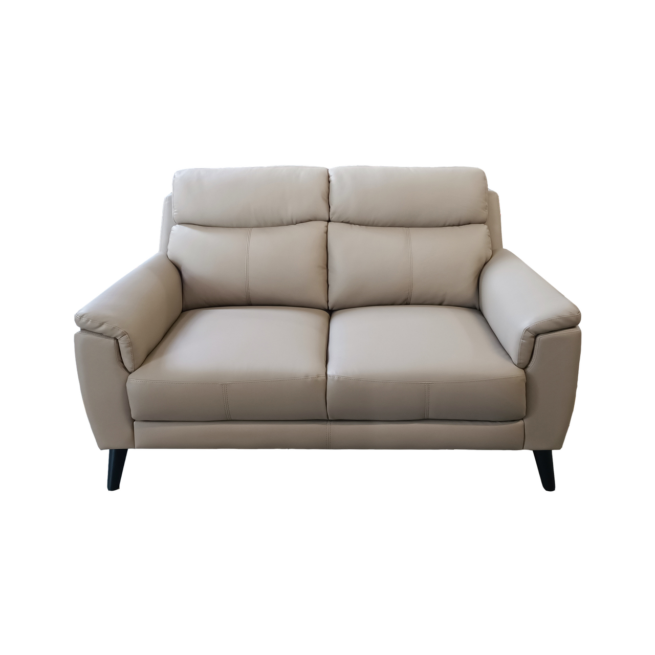 Half Leather Sofa w/ High Back - Plush Comfort for Manila Condos ...