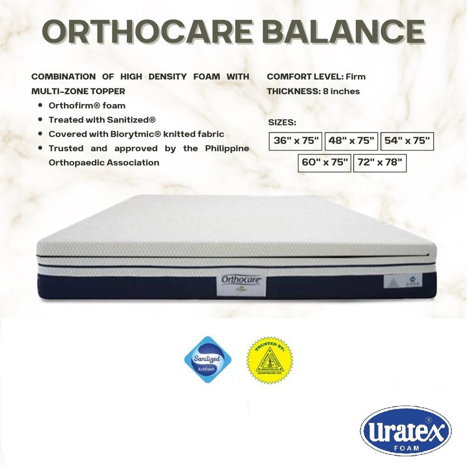 Uratex Orthocare Balance Mattress | Shop Online at Blims – Blims Fine ...